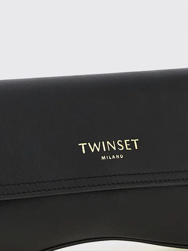 TWINSET Leather Bag - Black