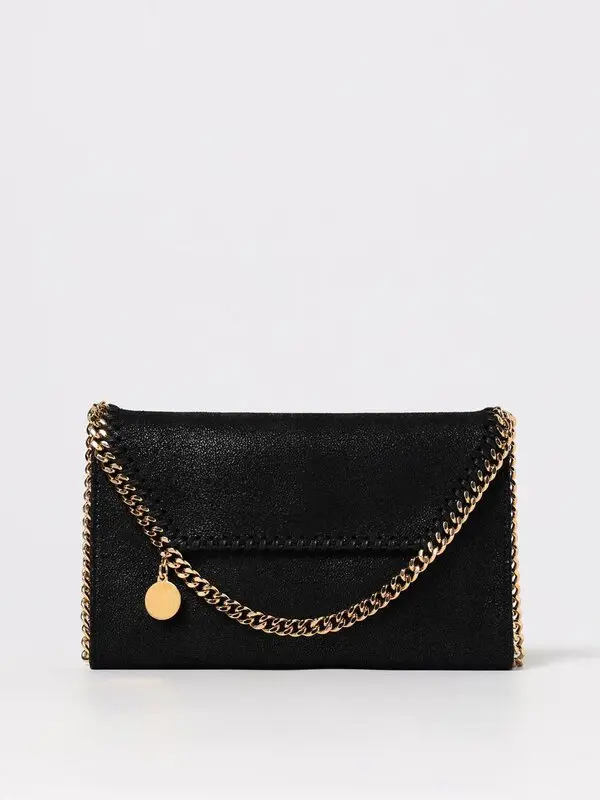 Stella McCartney Chain Strap Shoulder Bag - Black