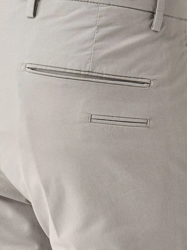 BRIGLIA 1949 Stretch Cotton Chino Trousers - Pearl