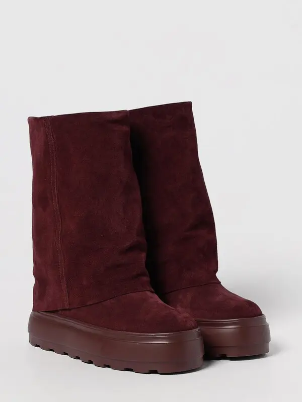 Casadei Suede Platform Boots