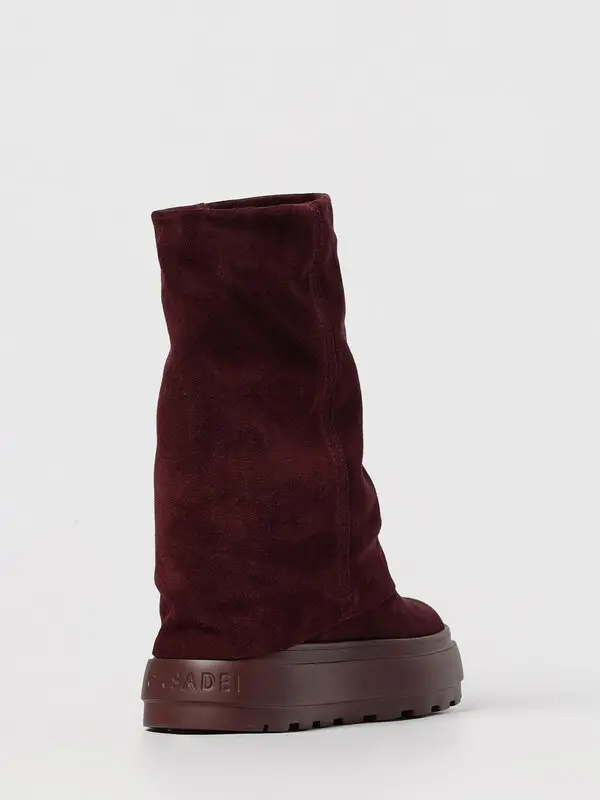 Casadei Suede Platform Boots