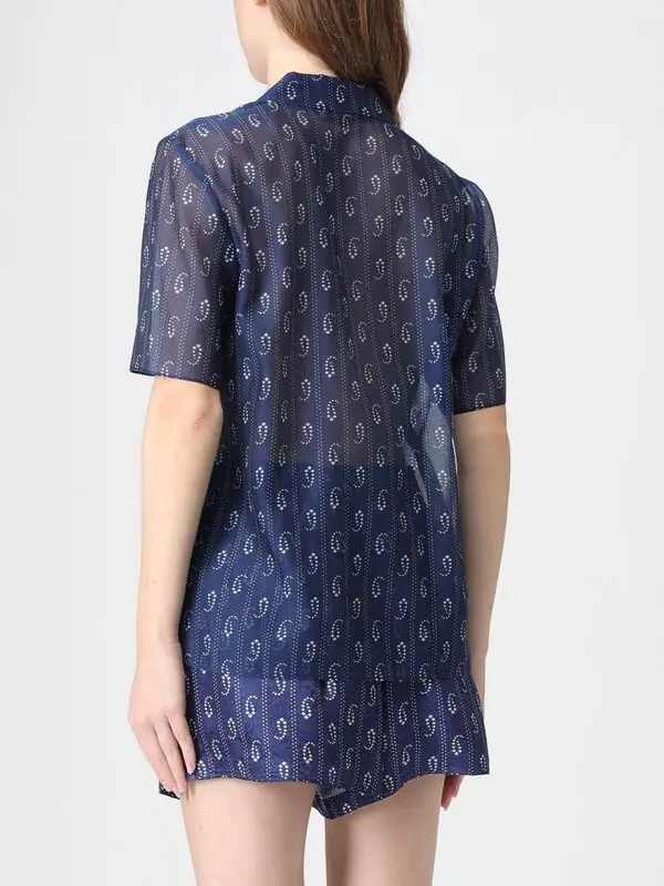 Tory Burch Printed Short Sleeve Shirt