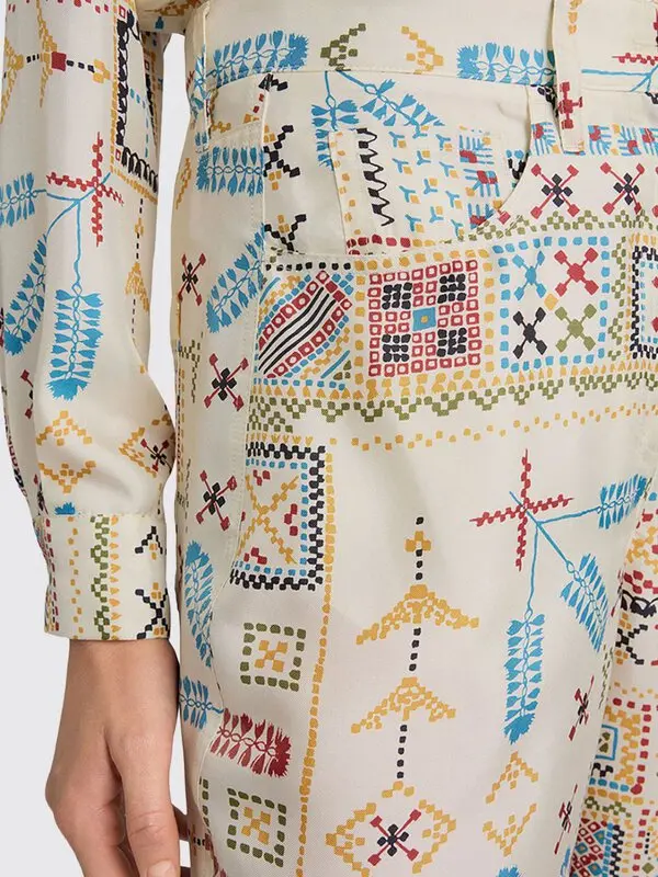 Momoni Trousers - Cream