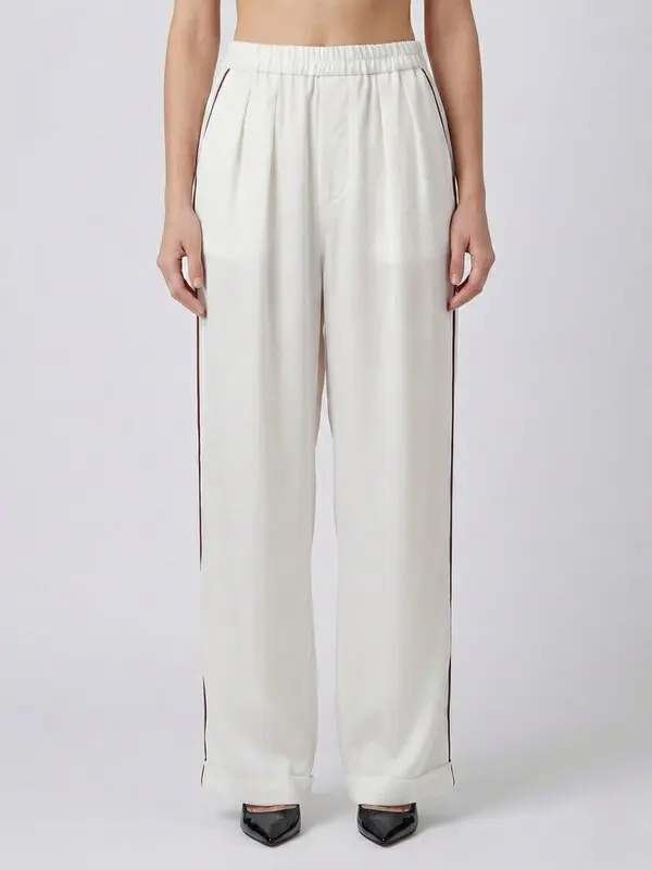 TOM FORD Wide Leg Silk Pants