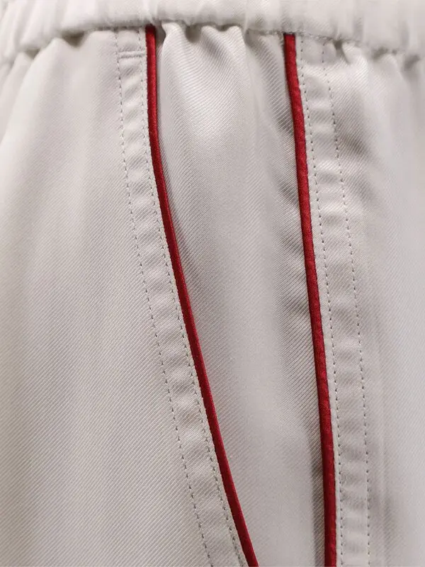 TOM FORD Wide Leg Silk Pants