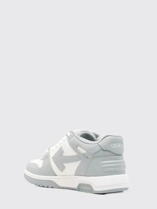 Off-White Out Of Office" Leather Sneakers - Bianco 3