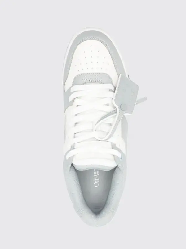 Off-White Out Of Office" Leather Sneakers - Bianco 3