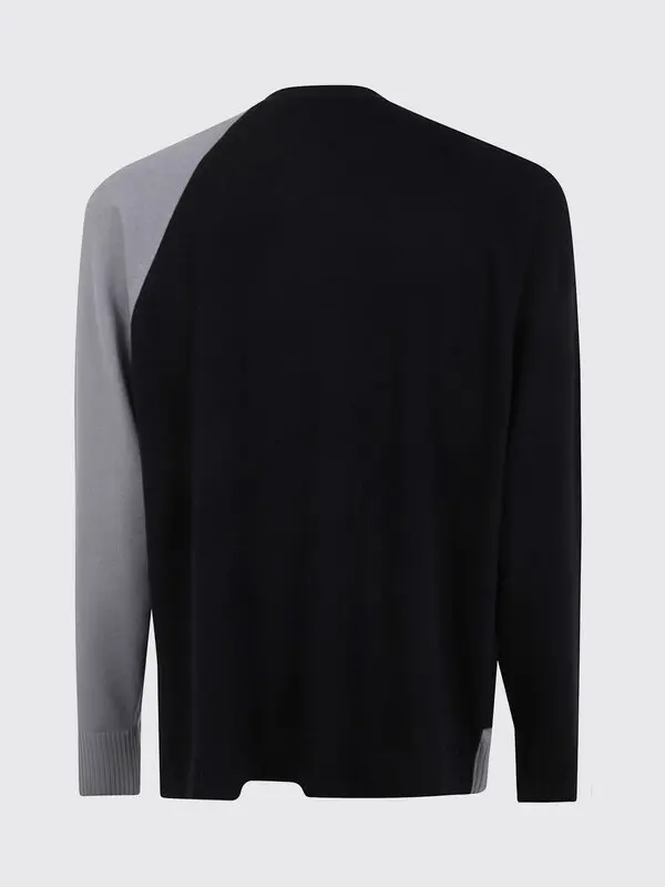 Y3 Color-blocked Crewneck Sweater