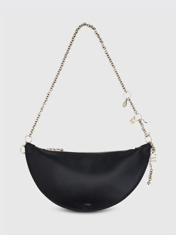 Chloé Chain Shoulder Bag - Black