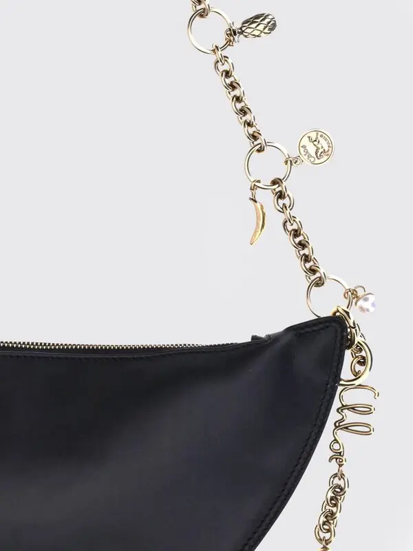 Chloé Chain Shoulder Bag - Black