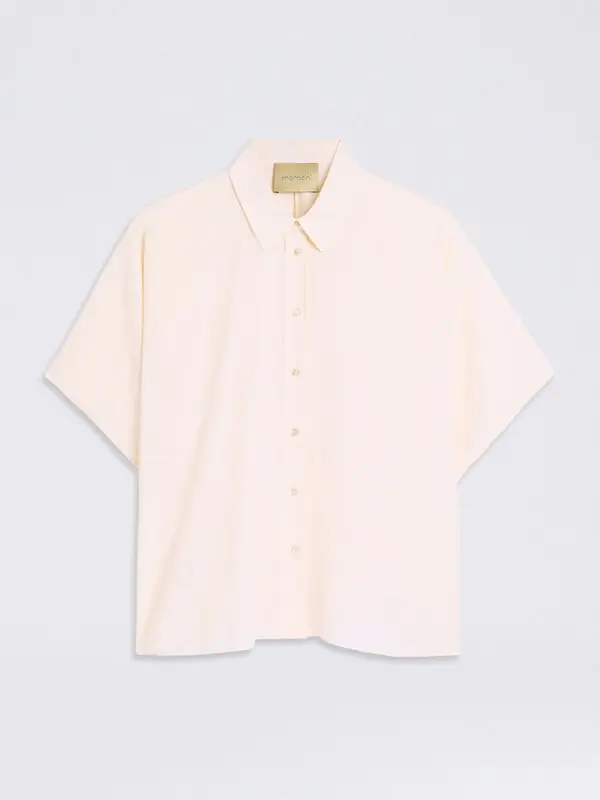 Momoni Silk Blend Shirt - White