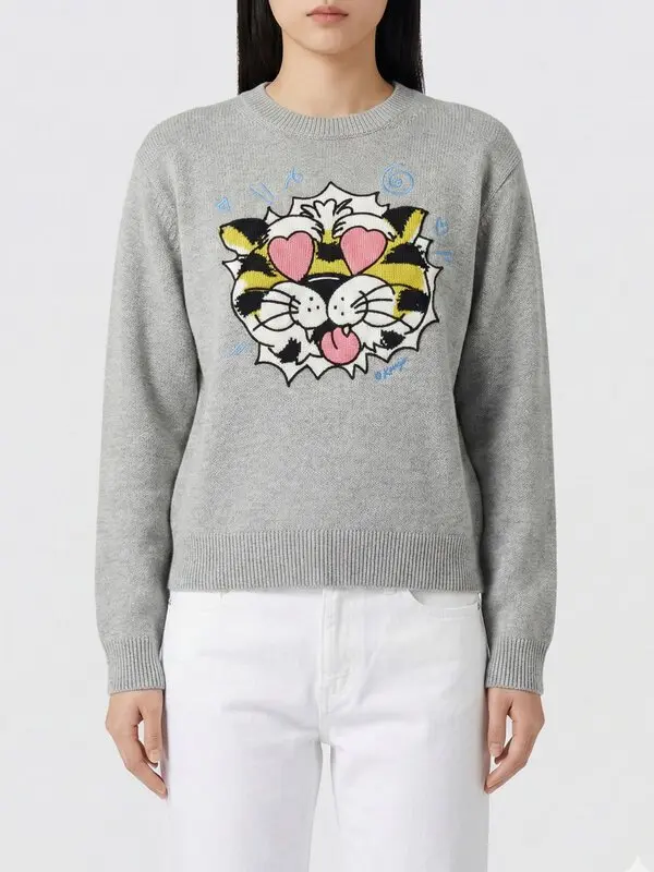 Kenzo Tiger Wool And Cotton Sweater