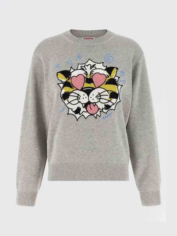 Kenzo Tiger Wool And Cotton Sweater