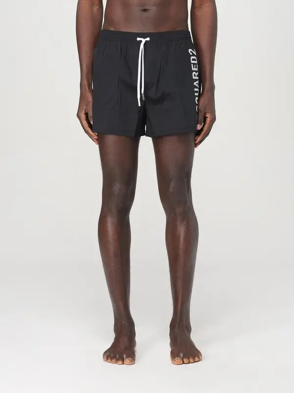 Dsquared2 Swim Shorts With Logo - Black