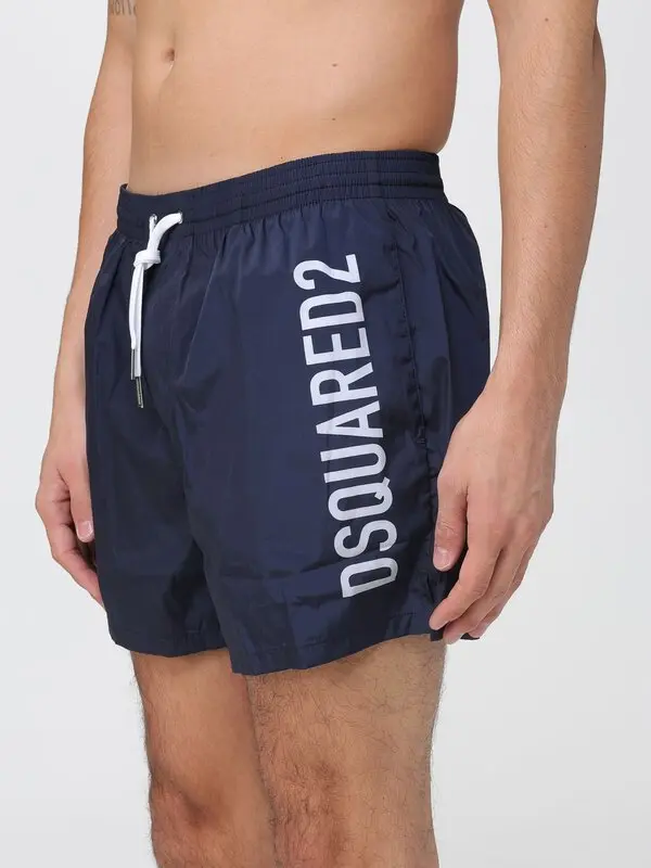 Dsquared2 Swim Shorts With Logo - Navy