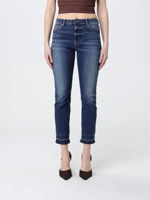 Pinko Cropped Fit Cotton Jeans