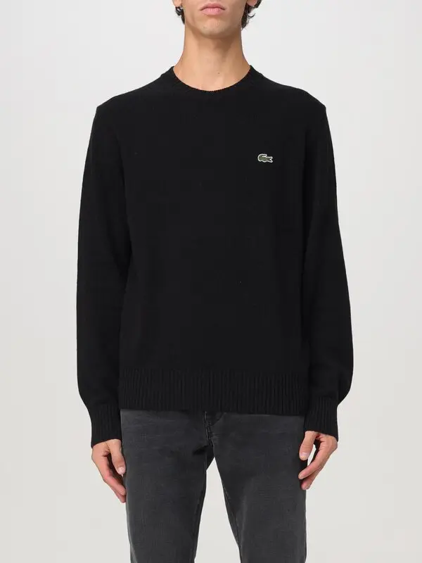 Lacoste Crew Neck Jumper - Black
