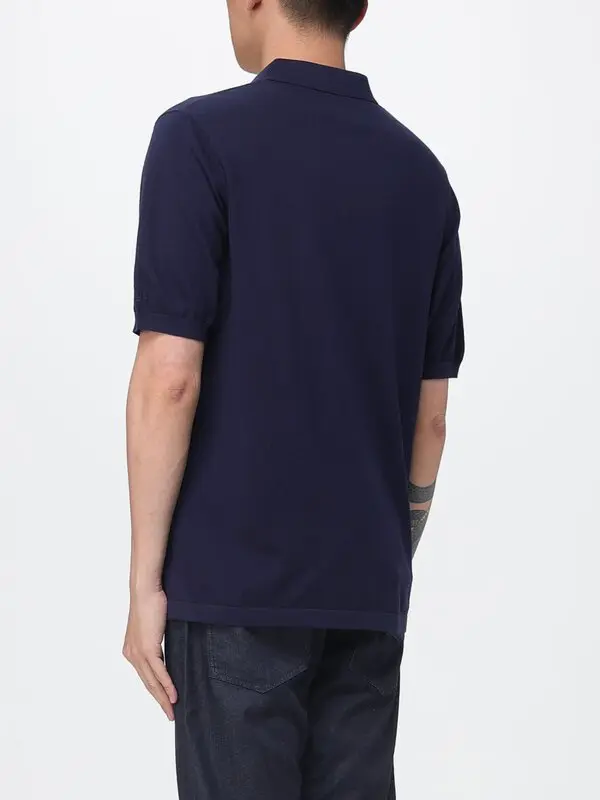 MC2 SAINT BARTH Cotton Polo Shirt - Navy