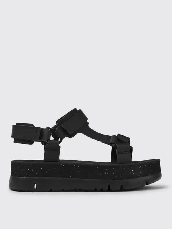 Camper Oruga Up Platform Sandals In Calfskin