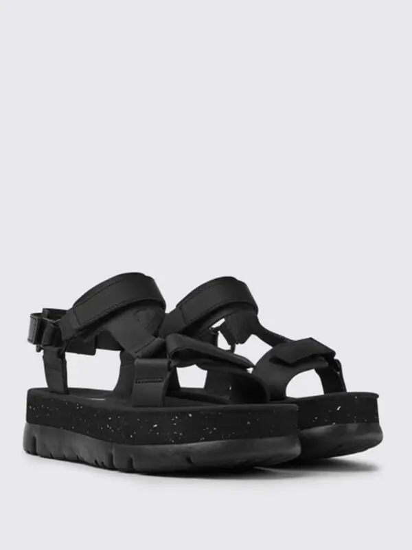 Camper Oruga Up Platform Sandals In Calfskin