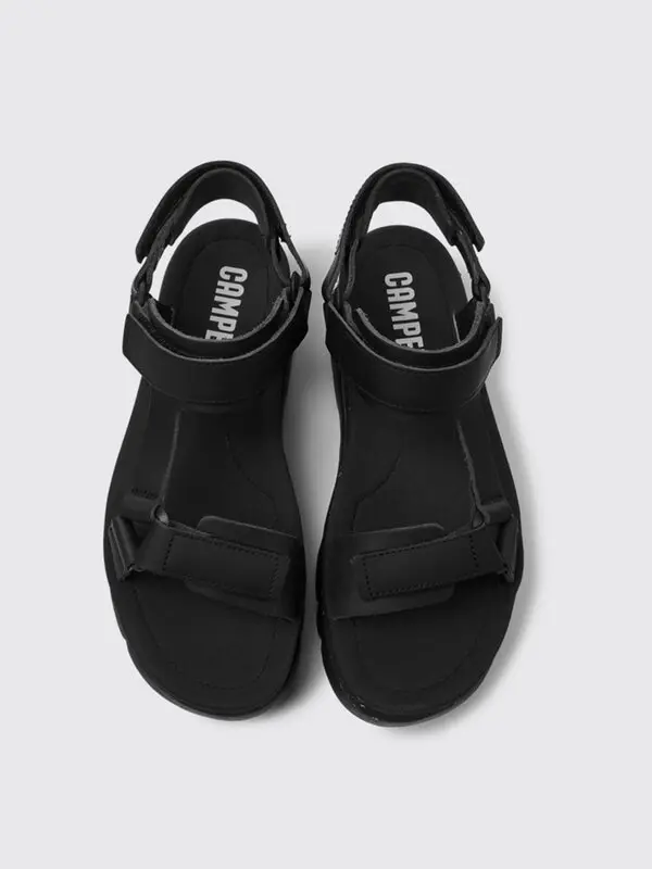 Camper Oruga Up Platform Sandals In Calfskin