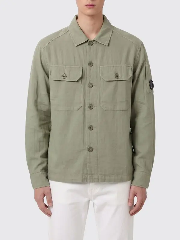 C.P. COMPANY Cotton And Linen Casual Shirt