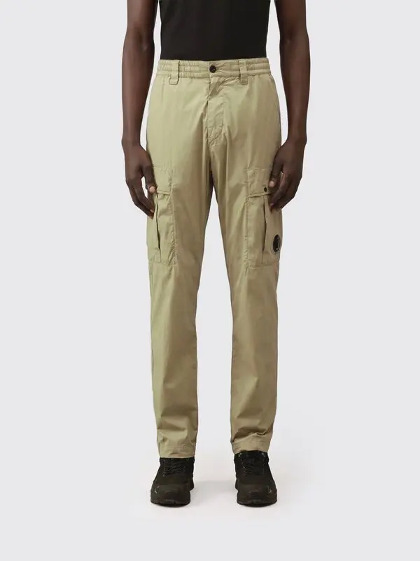 C.P. COMPANY Stretch Cotton Blend Cargo Trousers - Grey