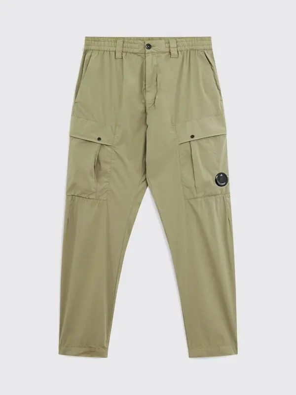 C.P. COMPANY Stretch Cotton Blend Cargo Trousers - Grey
