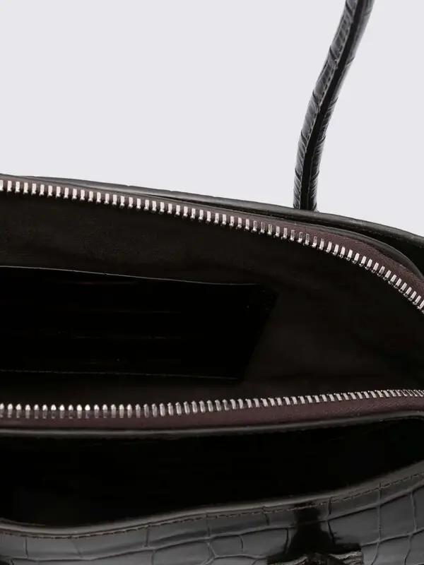 Attico Croc Effect Shoulder Bag