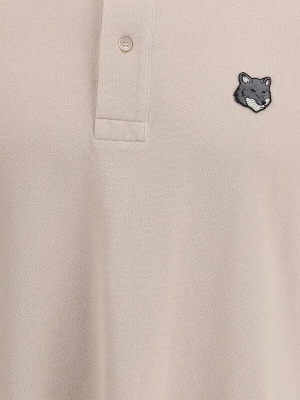 Maison Kitsuné Cotton Polo Shirt With Logo