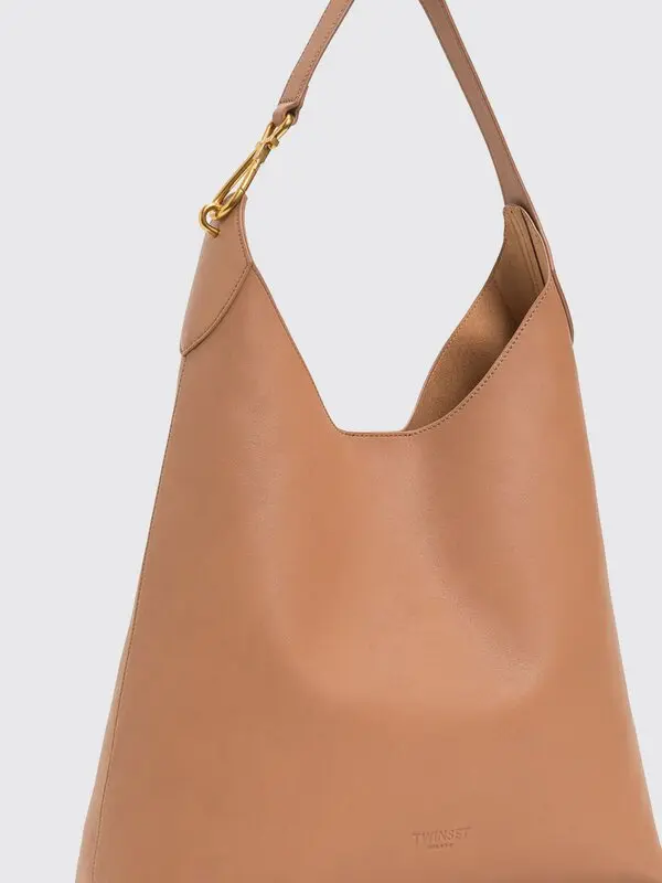 TWINSET Leather Bag - Coffee