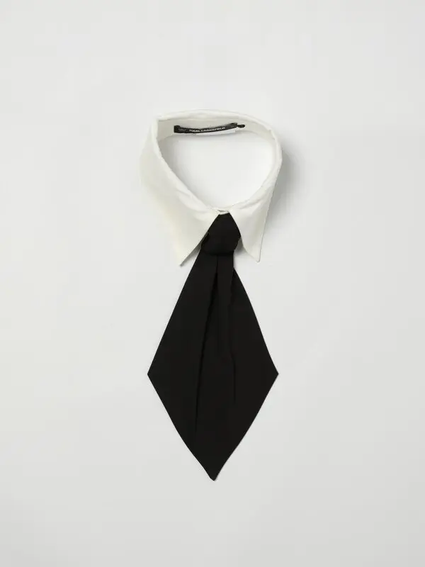 Karl Lagerfeld Tie Detail Collar