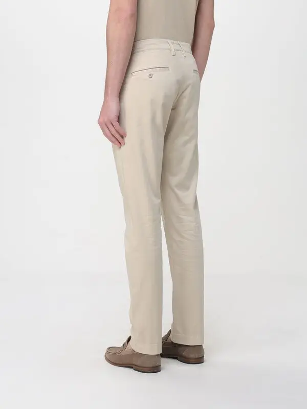 Jacob Cohen Stretch Cotton Slim Fit Trousers - Beige