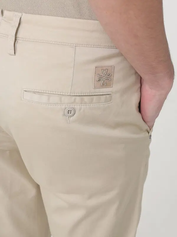 Jacob Cohen Stretch Cotton Slim Fit Trousers - Beige