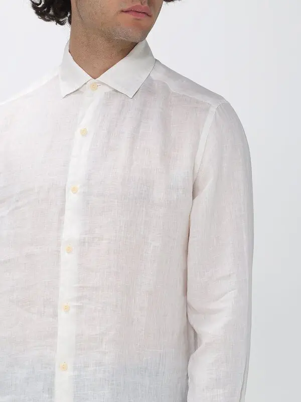 MC2 SAINT BARTH Linen Shirt - Cream
