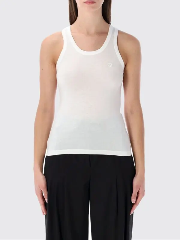 Coperni Basic Cotton Blend Tank Top - White