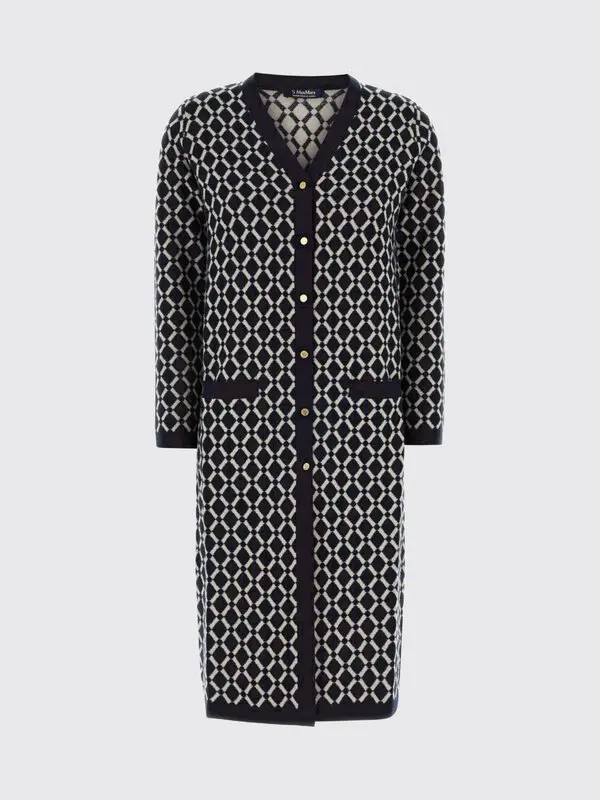 Max Mara Rhombus Wool Cardigan