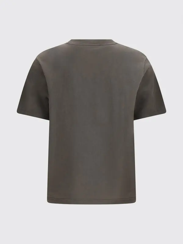 Maison Kitsuné Cotton T-shirt With Logo - Brown