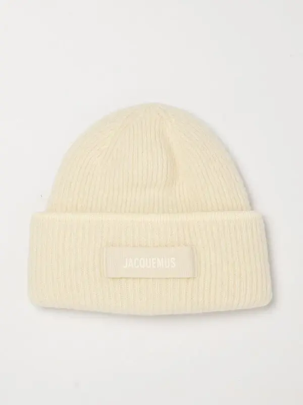 Jacquemus Beanie Hat - White