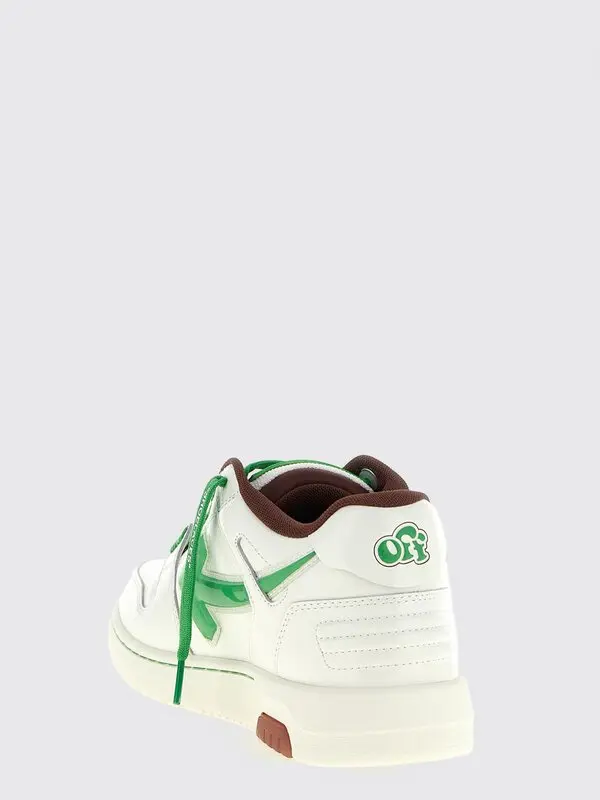 Off-White Out Of Office Leather Sneakers - Green