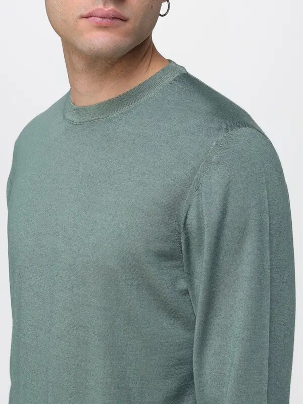 DRUMOHR Crew Neck Long Sleeve Jumper - Green
