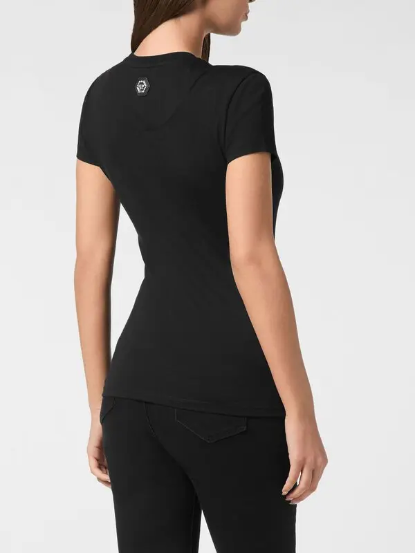 Philipp Plein Embroidered T-shirt - Black