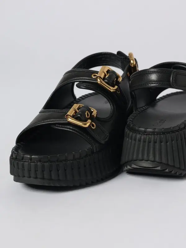 Chloé Nama Leather Sandals