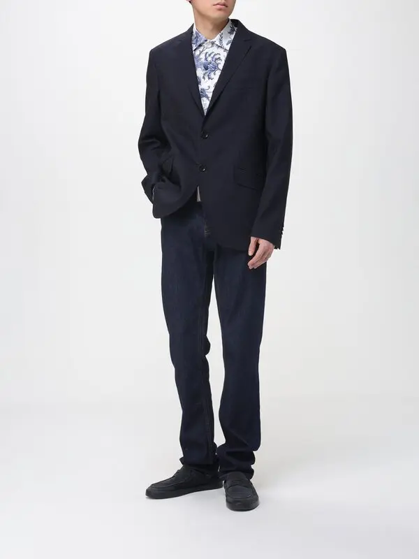Etro Wool Single-breasted Blazer