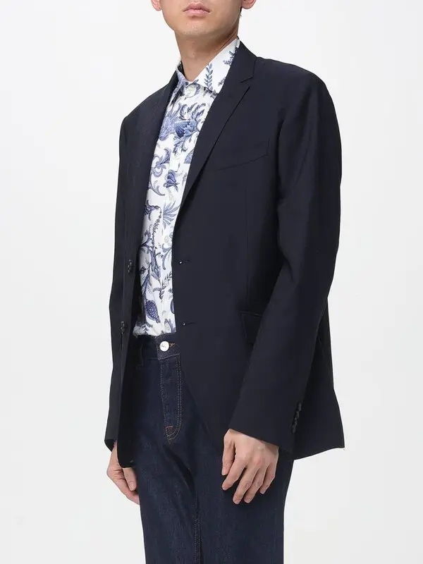 Etro Wool Single-breasted Blazer
