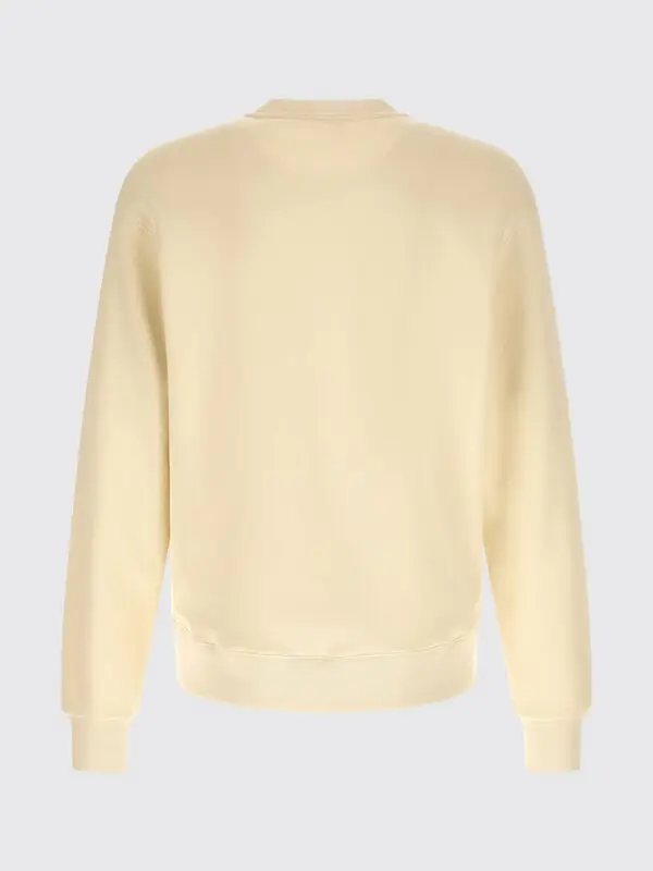 Kenzo Cotton Crewneck Sweatshirt With Logo - Beige