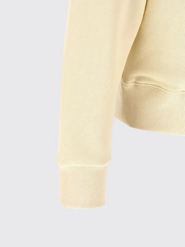 Kenzo Cotton Crewneck Sweatshirt With Logo - Beige