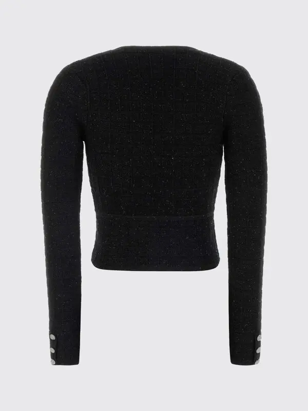 Alessandra Rich Virgin Wool Blend Crop Top