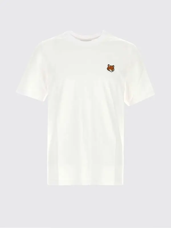 Maison Kitsuné Cotton T-shirt With Logo - White