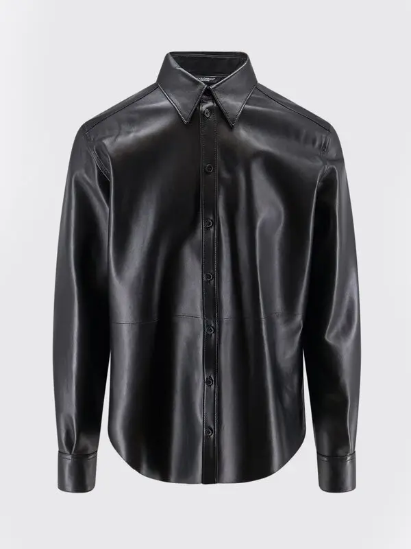 Dolce & Gabbana Nappa Leather Shirt